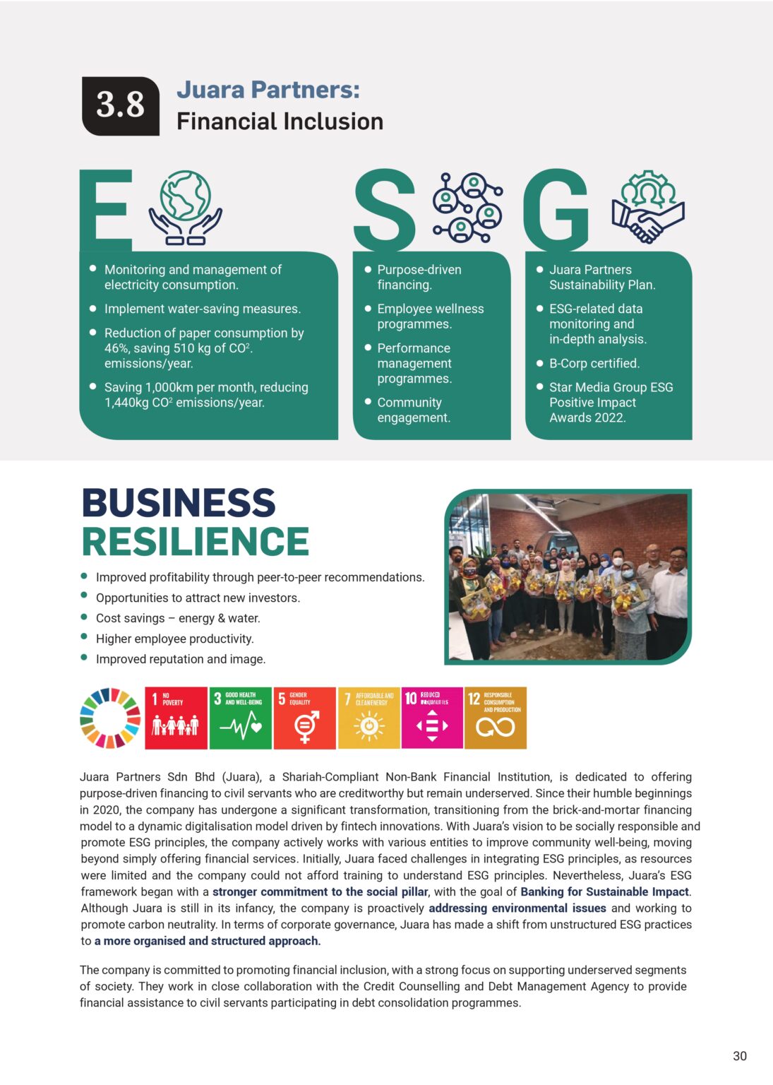 Case Study on ESG for SMEs Resilience - Juara Partners